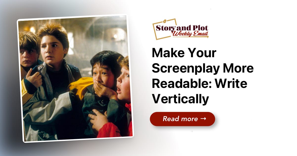Make Your Screenplay More Readable: Write Vertically