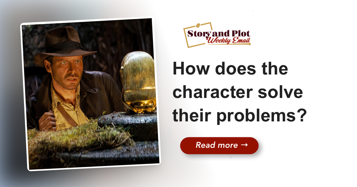 How does the character solve problems?